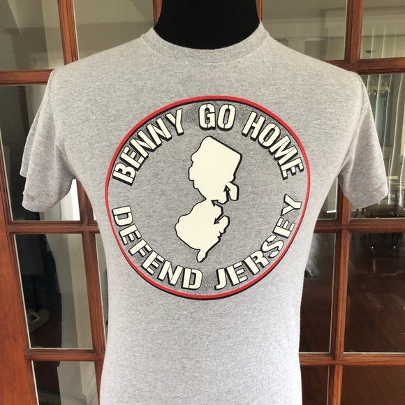 Gildan | Shirts | Benny Go Home Nj T Shirt | Poshmark